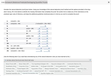 Consider The Natural Deduction Proof Given Below
