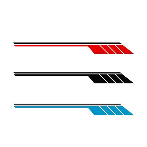 vector de calcomanía de envoltura de coche calcomanías modernas para