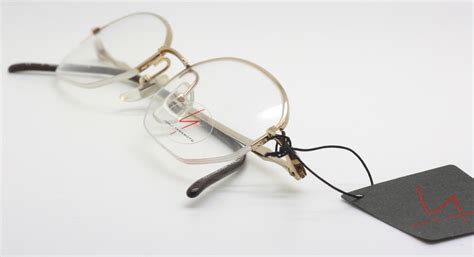 Vintage Gold Plated Titanium Designer Glasses By Yamamoto 0002 Shiny