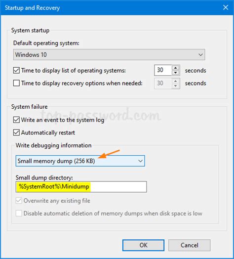 3 Ways To Configure Windows To Create Crash Dumps On Bsod Password