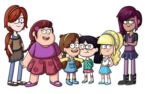 Gravity Falls Girls By Thecheeseburger On Deviantart