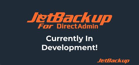 Jetbackup For Directadmin Jetbackup
