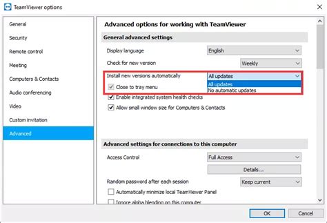 Enable Auto Update For Teamviewer Classic