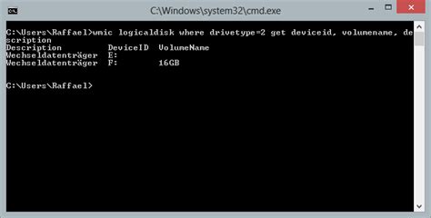 show all drives in command prompt de