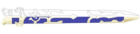 The Legend Of Zelda Master Sword And Sheath Template From Etsy