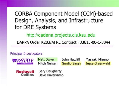 ppt corba component model ccm based design analysis and