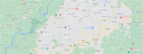 Valencia Town Lahore Location Map And Houses For Sale