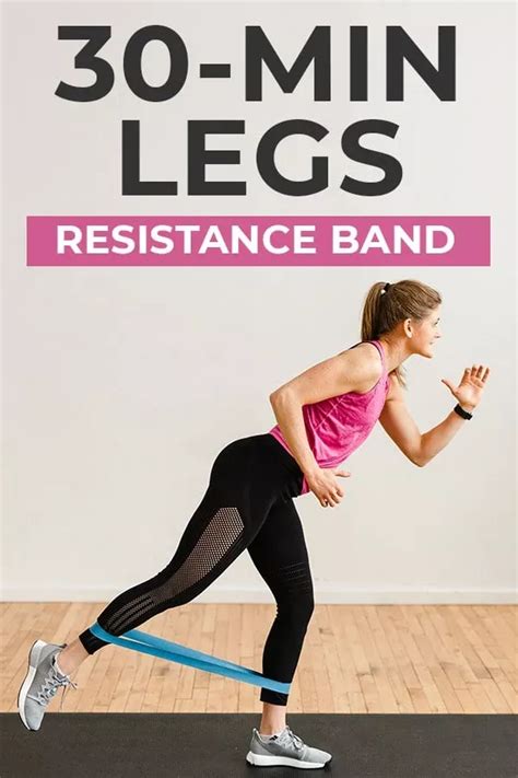 8 Resistance Band Exercises For Legs Video Nourish Move Love Leg
