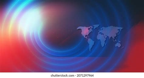 Map World All Continents Elliptical Frame Stock Vector Royalty Free