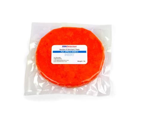 Inert Semtex H Simulant DSA Detection Part Number EPE C