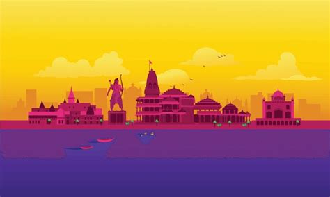 Ayodhya Monuments Over 10 Royalty Free Licensable Stock Illustrations