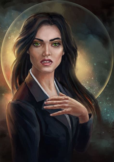 Vampire Kceon Nika Portrait Vampire Artwork