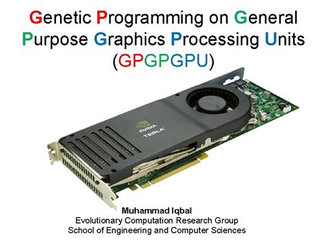Genetic Programming On General Purpose Graphics Processing Units