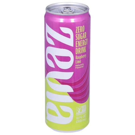 Zevia Energy Drink Zero Sugar Raspberry Lime Publix Super Markets