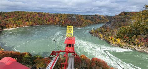 Whirlpool Aero Car Tourist Attraction In Niagara Falls Canada Stock
