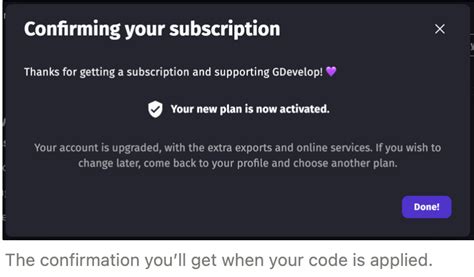 gdevelop humble bundle subscription code redemption instructions