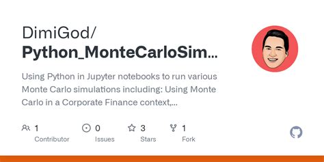 Github Dimigodpythonmontecarlosimulations Using Python In Jupyter