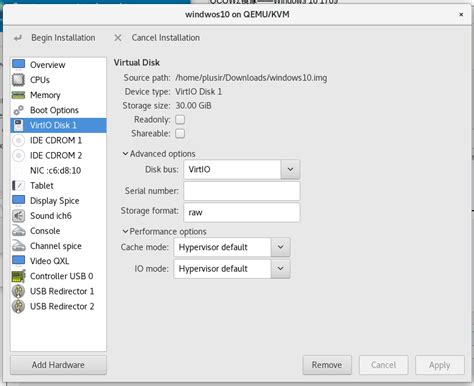 图文 Fedora 28 使用 Virt Manager 制作并优化QCOW2镜像Windows 10 1709 两袖清风来去匆匆