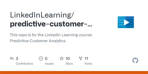 GitHub LinkedInLearning Predictive Customer Analytics This Repo Is For The Linkedin