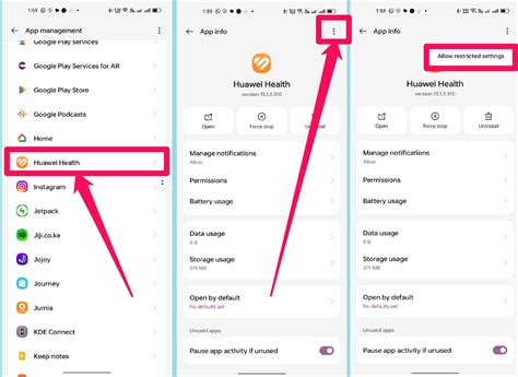 Comment R Parer Le Param Tre Restreint De Huawei Health Notification