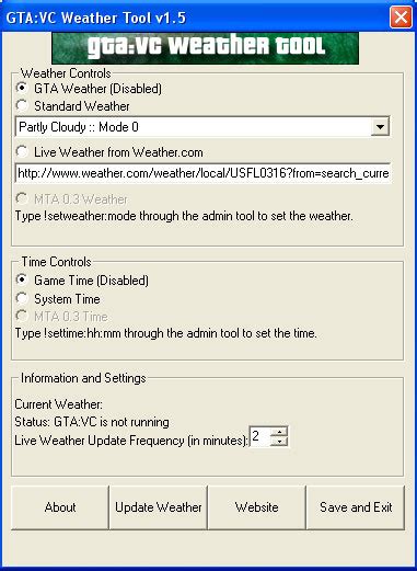 The Gta Place Gtavc Weather Tool