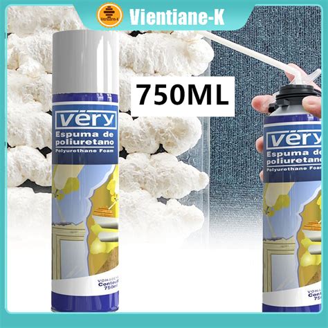Jual 750ml Pu Sealant Foam Spray Pu Busa Foam Sealant Polyurethane
