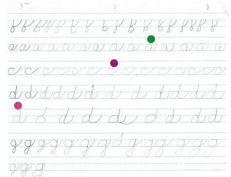 Cursive First Handwriting Samples From K 5 Home Babe Support Network
