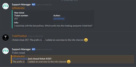 Support Manager A Discord Bot That Manages Support Tickets