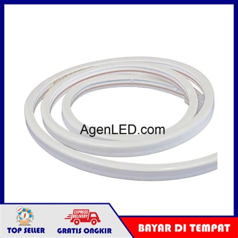 Lampu Neon Flex Led Selang Flexible Sign Strip Fleksibel Putih White