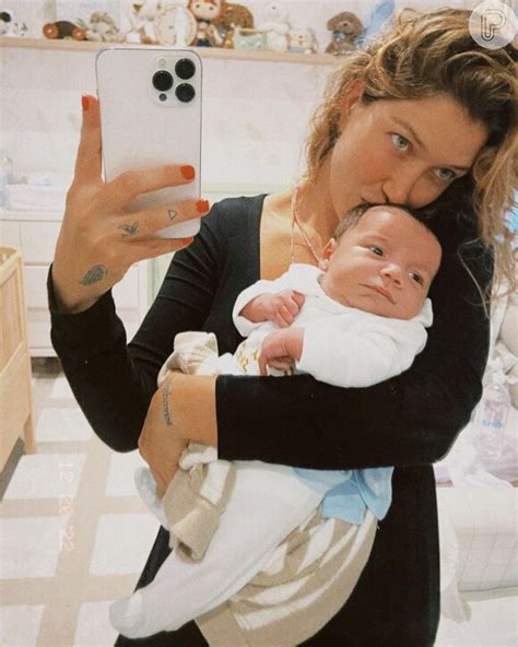 Foto Filho De Gabriela Pugliesi E Túlio Dek Lion Nasceu Em 2 De