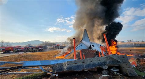 Avión Sale de Pista y Choca en Aeropuerto de Muan Corea del Sur N