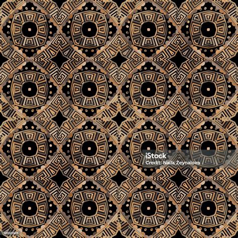 그리스 벡터 원활한 패턴 추상적 부족 민족 스타일 배경 꽃 선 미로 모양으로 다채로운 배경을 반복합니다 그리스 의 주요 구불 한