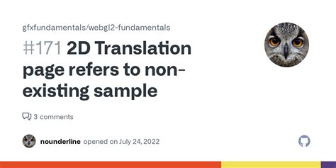 2d translation page refers to non existing sample · issue 171