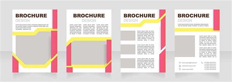 Construction Service Blank Brochure Design Design Printable Management