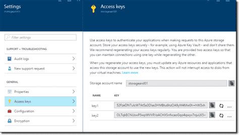 Azure Storage Services Storage Account Sysops