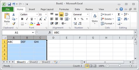 Ms Excel 2010 Unhide A Column