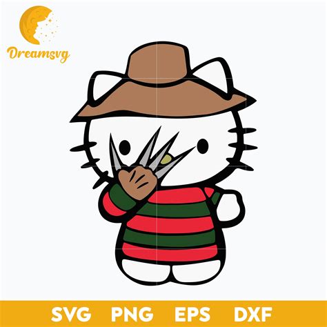 Hello Kitty Freddy Kruger Svg Hello Kitty Clipart Hello Kitty Porn