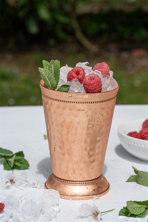 Raspberry Mint Julep The Boozy Ginger