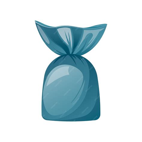 Bonbons Dans Un Emballage Bleu Vif Illustration De Vecteur De Dessin