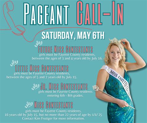Pageants Fayette County Fair