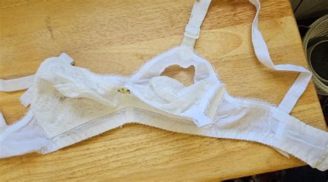 Vtg 60s Bullet Bra Figurette Size 30c Nursing White L Gem