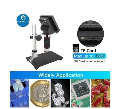 1000x Digital Microscope Electronic Video Microscopio Hd Lcd Soldering