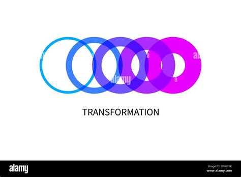 Transform Transformation Icon Abstract Geometric Transformation Logo Coach Symbol Evolution