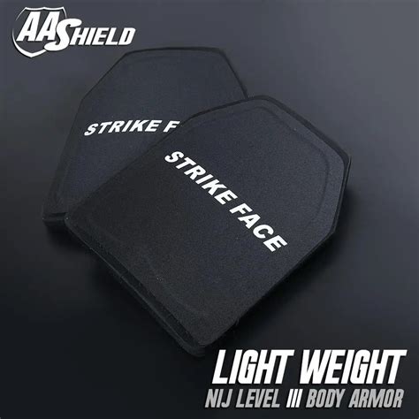 Aa Shield Bullet Proof Ultra Light Weight Hard Plate Body Armor Inserts