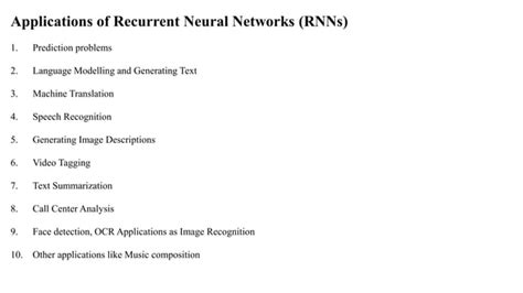 Recurrent Neural Networks Rnn Ppt