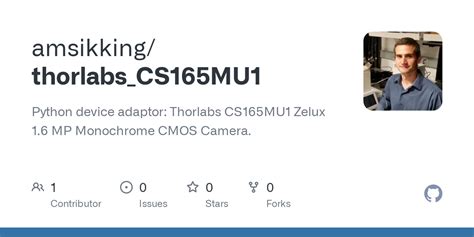 Github Amsikking Thorlabs Cs165mu1 Python Device Adaptor Thorlabs Cs165mu1 Zelux 1 6 Mp