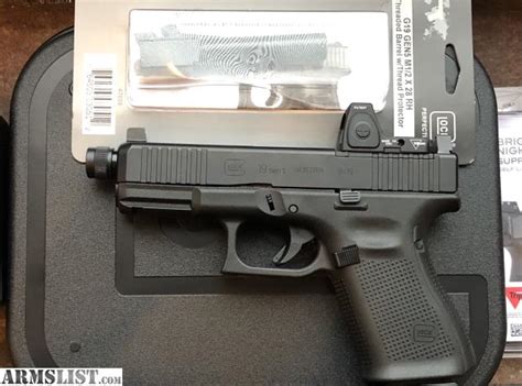 Armslist For Sale Glock Gen 5 19 Mos Wrm06 And Threaded Barrel