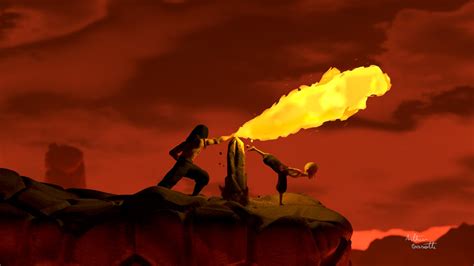 Aang Vs Ozai 3D Fanart Finished Projects Blender Artists Community