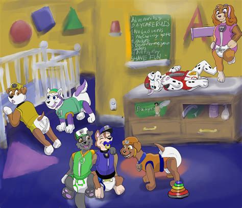 Paw Patrol Training Before Duty By Mrskylar 1995 On Deviantart