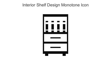 Interior Shelf Design Monotone Icon In Powerpoint Pptx Png And Editable Eps Format PPT Slide